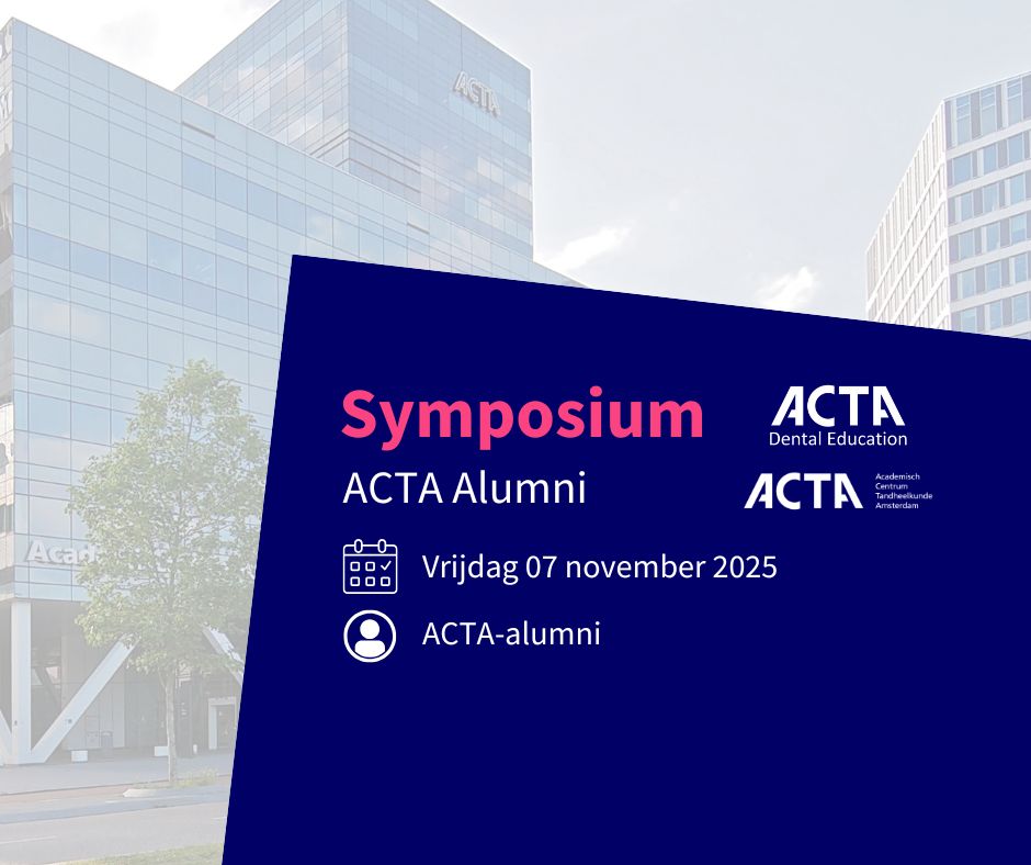 Laatste nieuws - ACTA Dental Education